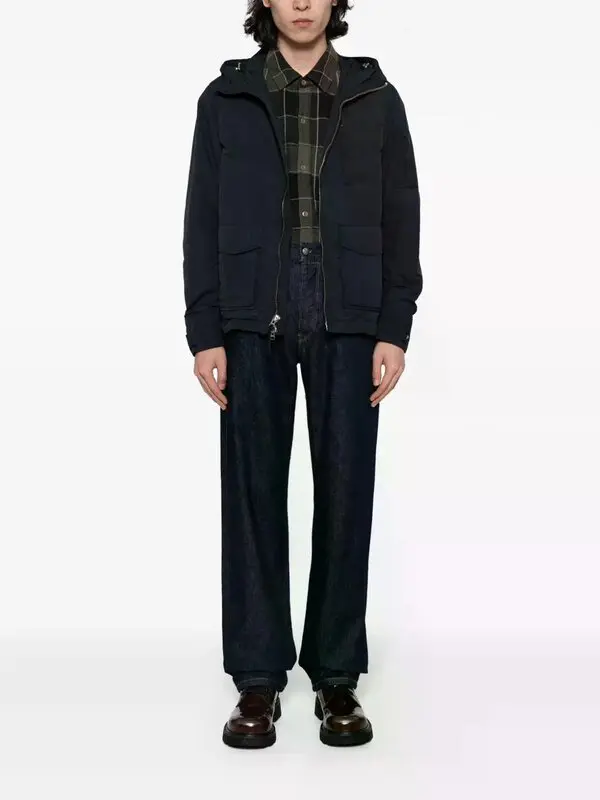 Woolrich Hooded Zip-up Jacket With Drawstring Hood