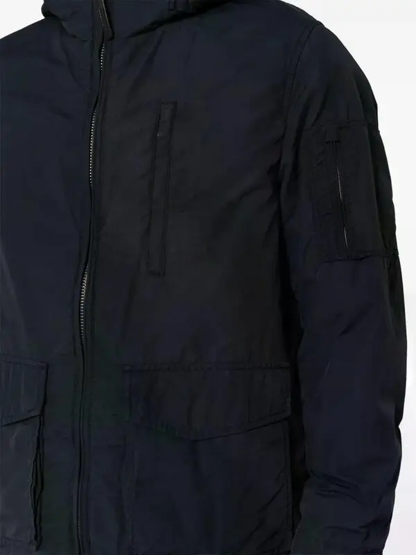 Woolrich Hooded Zip-up Jacket With Drawstring Hood