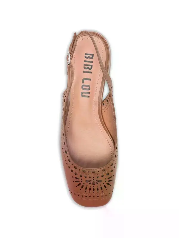 BIBI LOU Laser-cut Slingback Ballet Flats