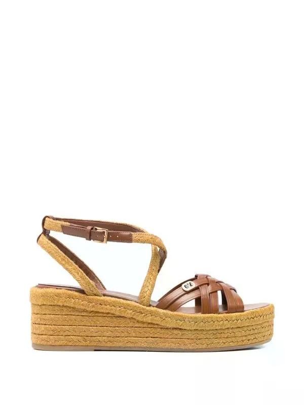 Valentino Garavani Braided Platform Sandals