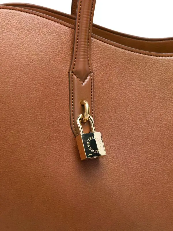 Stella McCartney Ryder Padlock Tote Bag - Neutrals