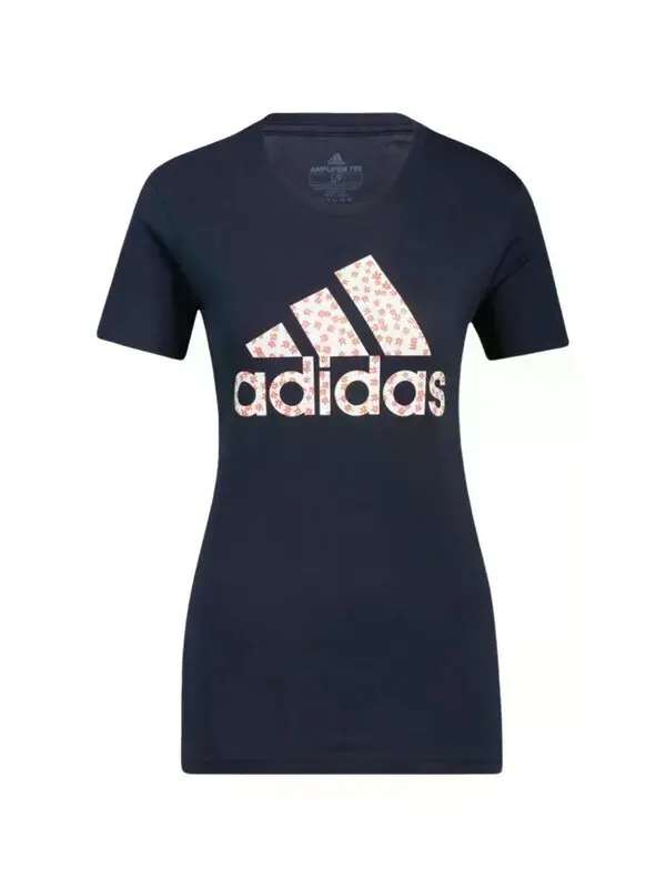 Adidas Floral-logo T-shirt
