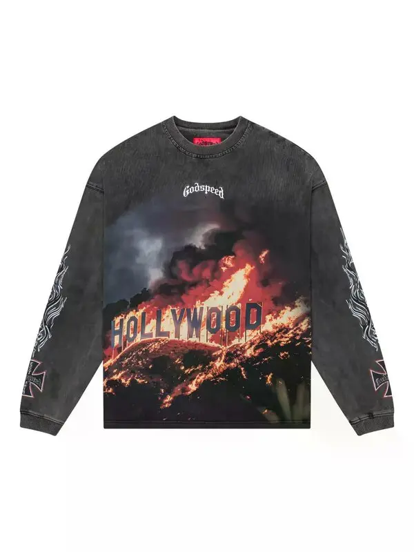 GODSPEED Hollywood Inferno Long-sleeve Thermal Sweater - Grey