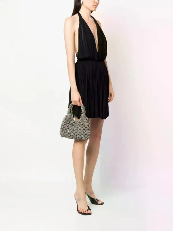 HIBOURAMA Small Vannifique Crystal-embellished Bag - Grey