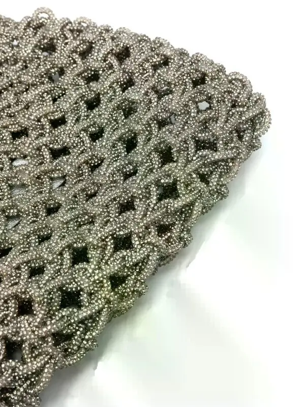 HIBOURAMA Small Vannifique Crystal-embellished Bag - Grey