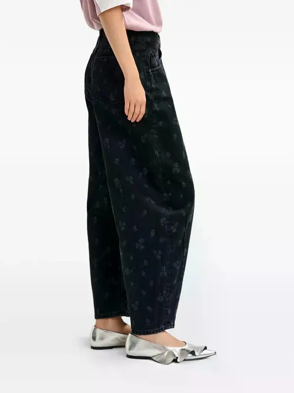 Essentiel Antwerp Floral Printed Barrel Jeans