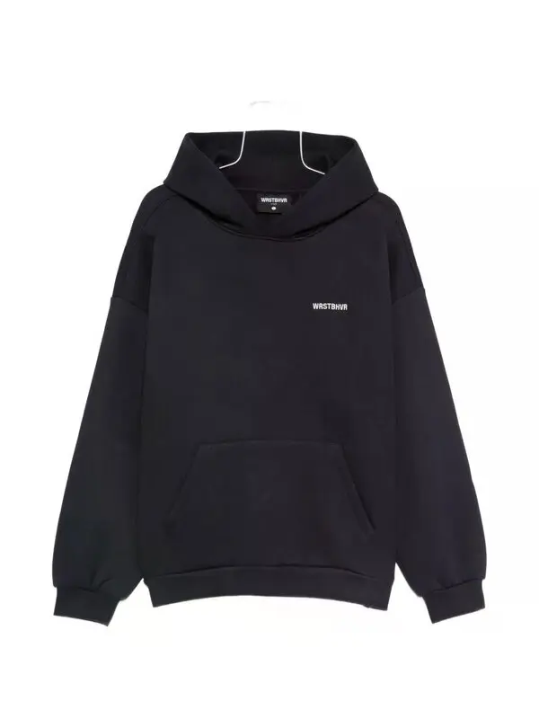 WRSTBHVR Hooded Pouch Sweater - Blue