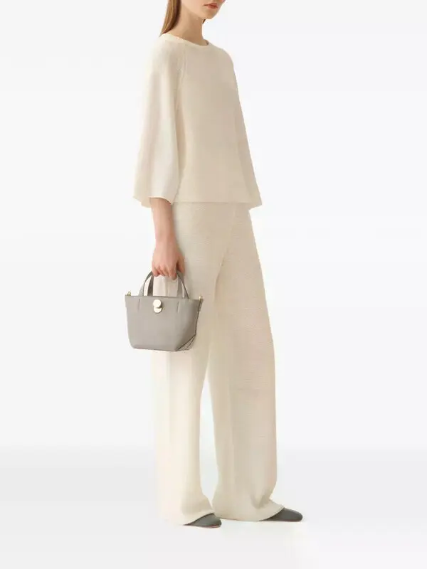 Fabiana Filippi Crew-neck Cape Sweater - Neutrals