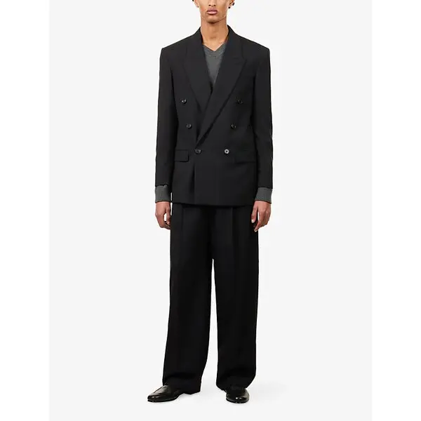 THE ROW Mazzy Double-breasted Wool Jacket