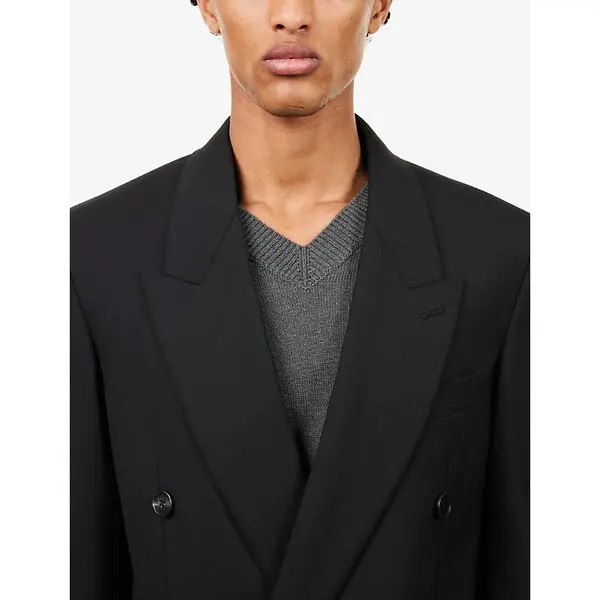 THE ROW Mazzy Double-breasted Wool Jacket