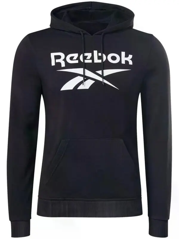 REEBOK Identity Logo-print Hoodie - Black
