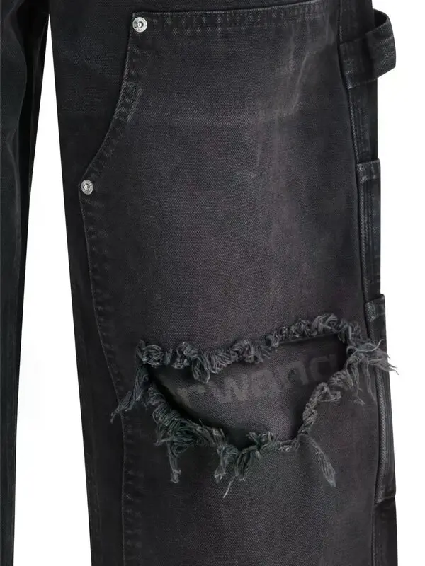 Alexander Wang Zip-detail Jeans - Black