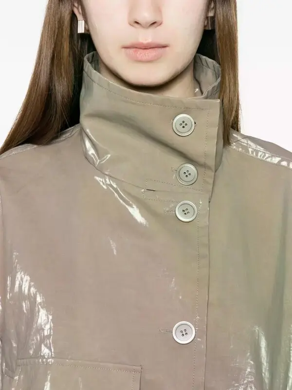 DUNO Button Flap-pocket Jacket - Neutrals