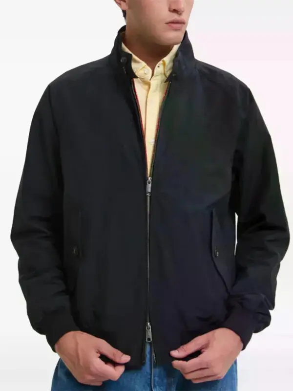 BARACUTA Zipped Jacket - Blue