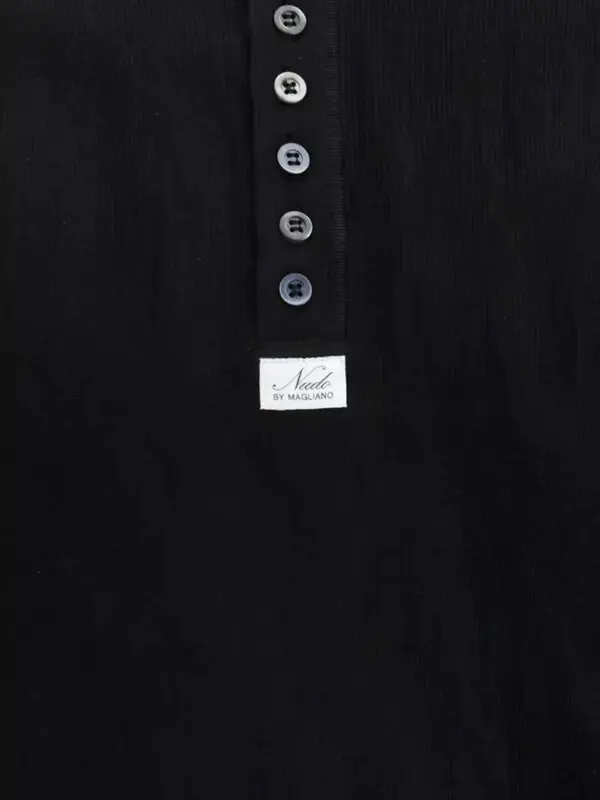 MAGLIANO Buttoned T-shirt - Black