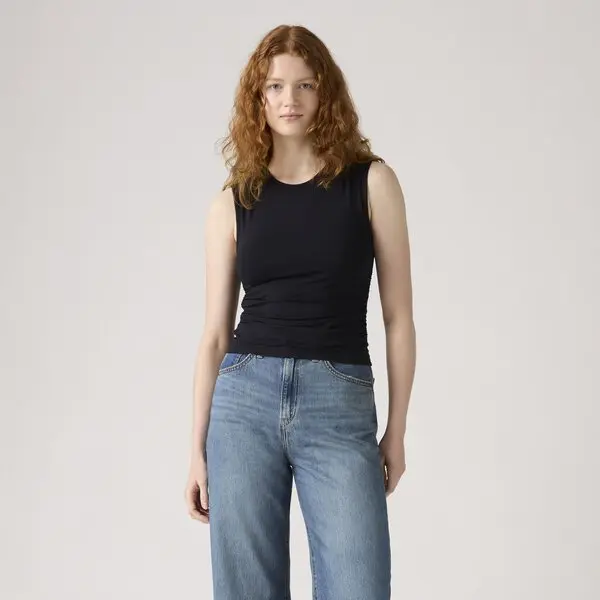 LEVI'S Crystal Ruched Top