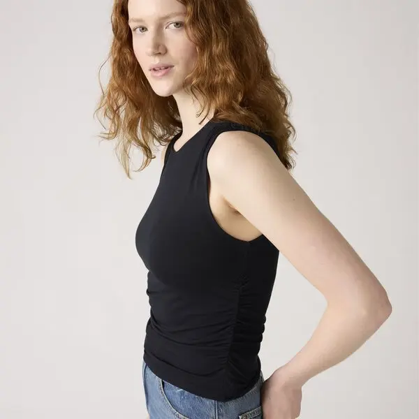 LEVI'S Crystal Ruched Top