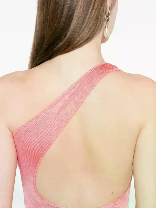SELF-PORTRAIT Maxi One-shoulder Dress