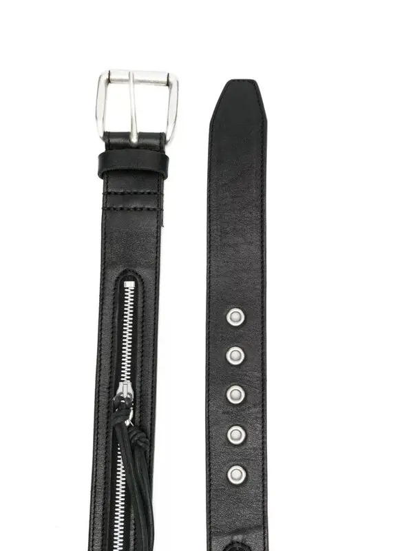 Our Legacy Zipped Leather Belt