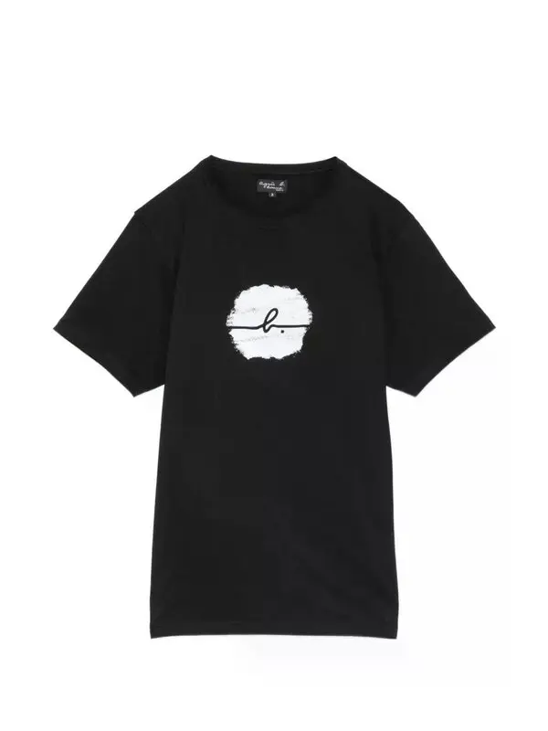 AGNES B. Graphic-print Round Neck T-shirt