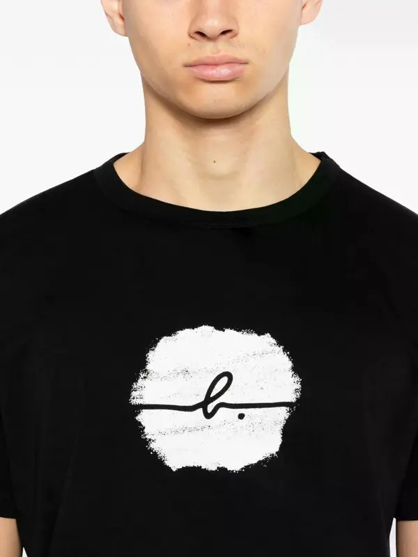 AGNES B. Graphic-print Round Neck T-shirt