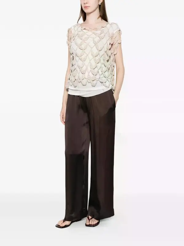 Antonelli Firenze Knit Crochet Top