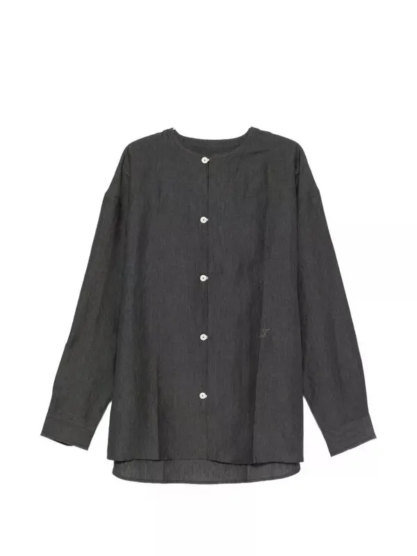 Jacquemus Long-sleeve Striped Shirt - Grey