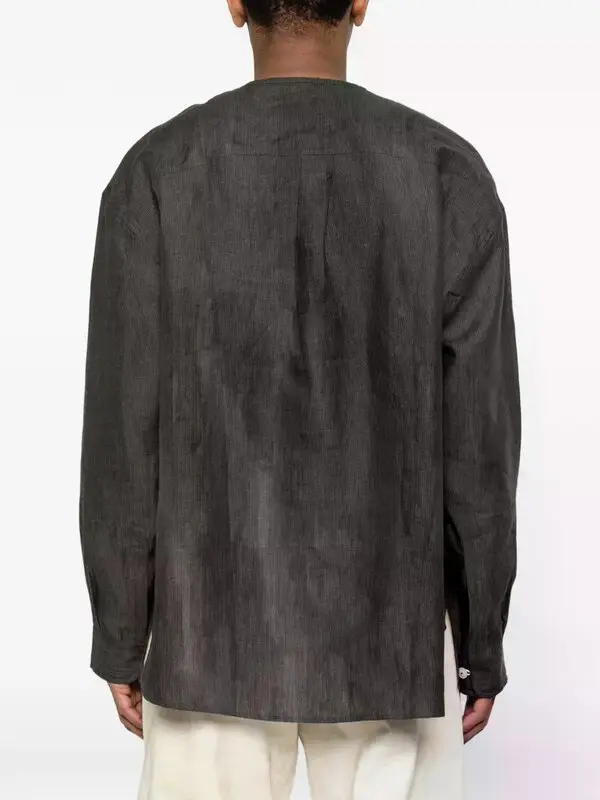 Jacquemus Long-sleeve Striped Shirt - Grey
