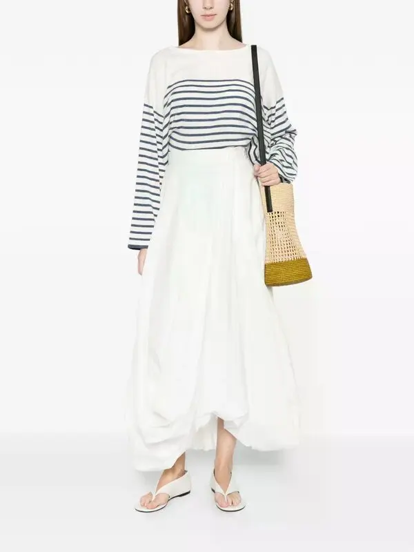 C.T.PLAGE Striped Sweater - White