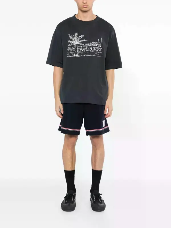 AGNES B. Graphic-print Round Neck T-shirt