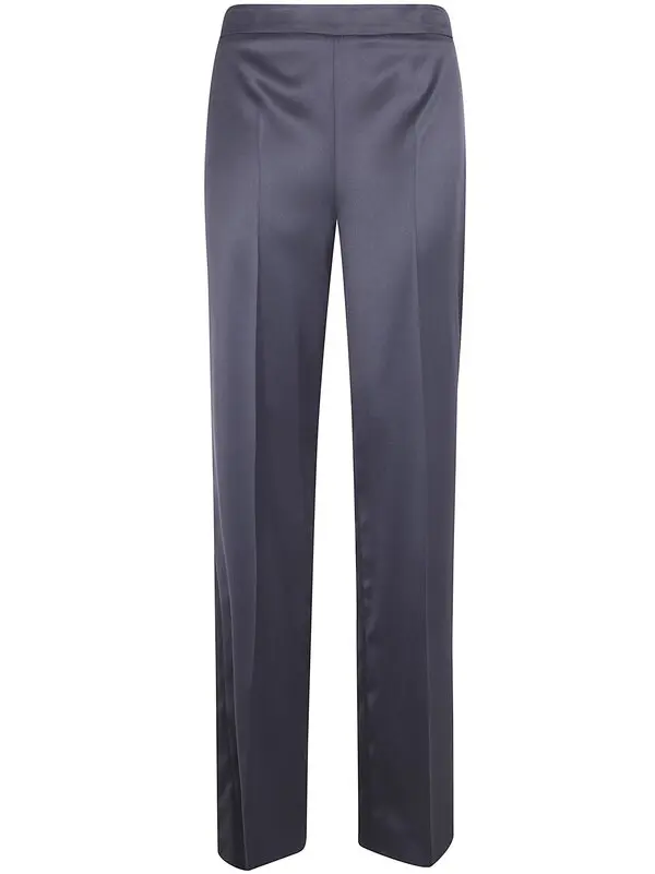 TWINSET Wide Leg Relaxed Trousers - Black