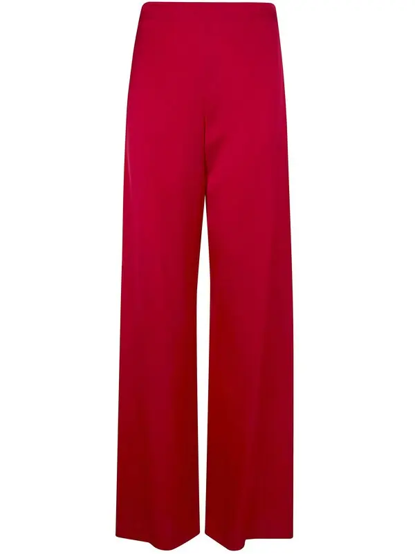 BLUGIRL Satin Long Trousers - Red