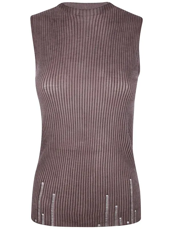 UMA WANG Sleeveless Wool Sweater
