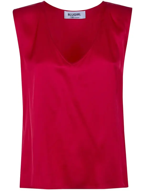 BLUGIRL Satin Top - Red