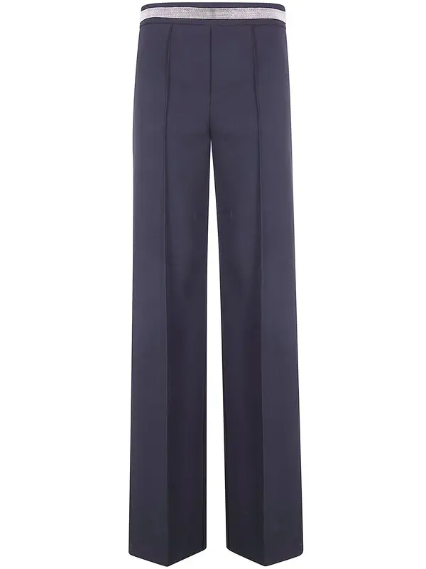 D.exterior M-cady Straight Trousers - Black