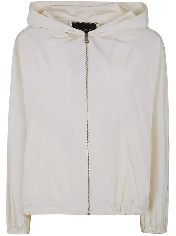 Fabiana Filippi Bomber Sport Light Jacket - White