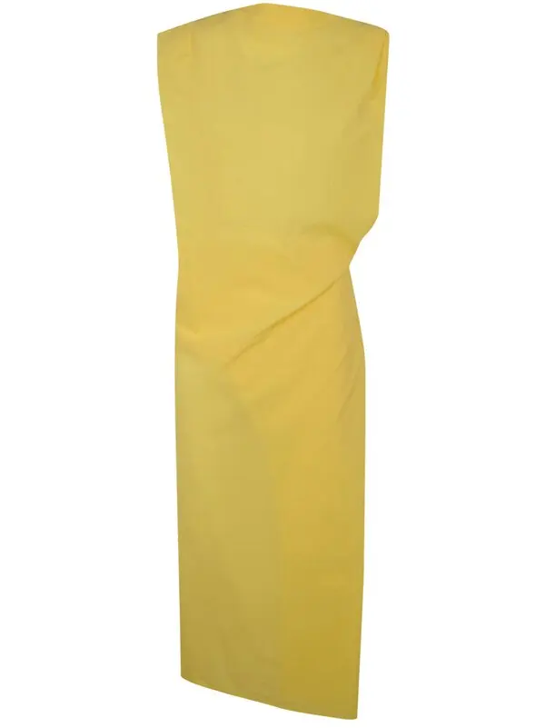 Jacquemus La Robe Drap Midi Dress