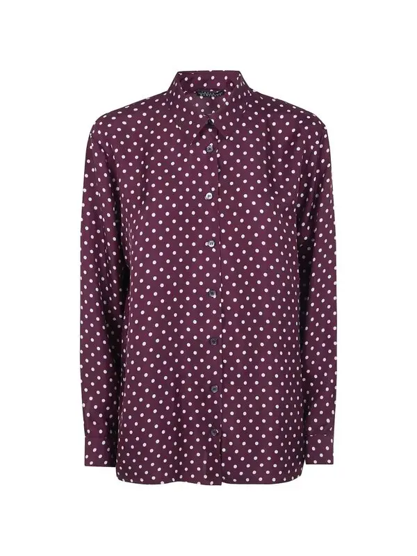 LAURA URBINATI Oversized Silk Shirt
