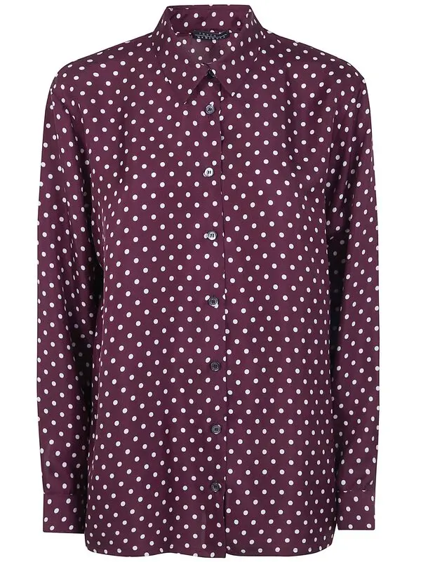 LAURA URBINATI Oversized Silk Shirt