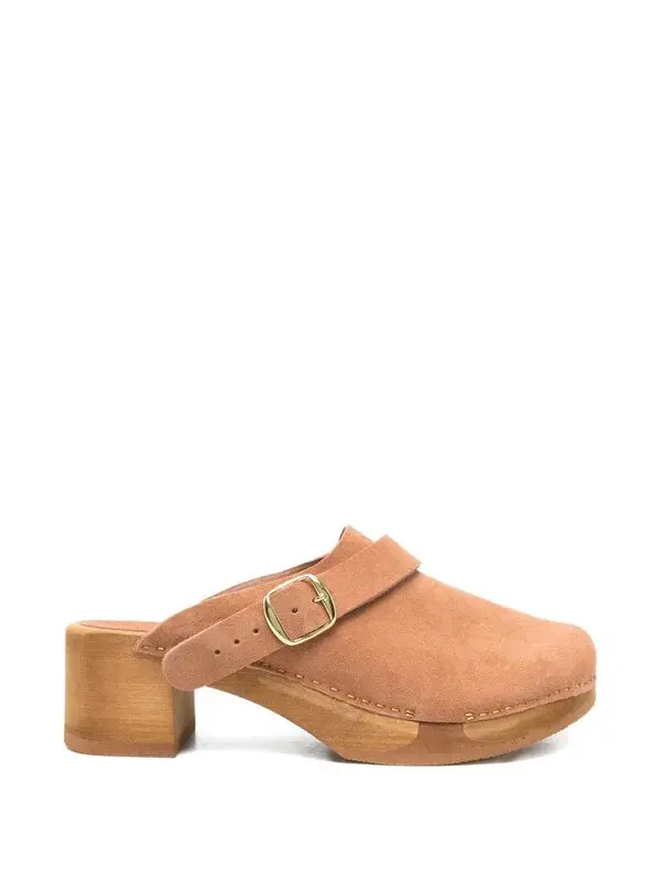 BOSABO Cuir Daim Medium Heel T. 050 Mule