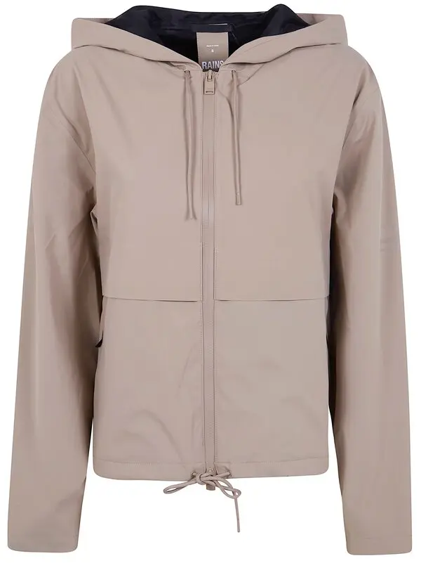Rains Suva Hardshell Short Jacket - Beige