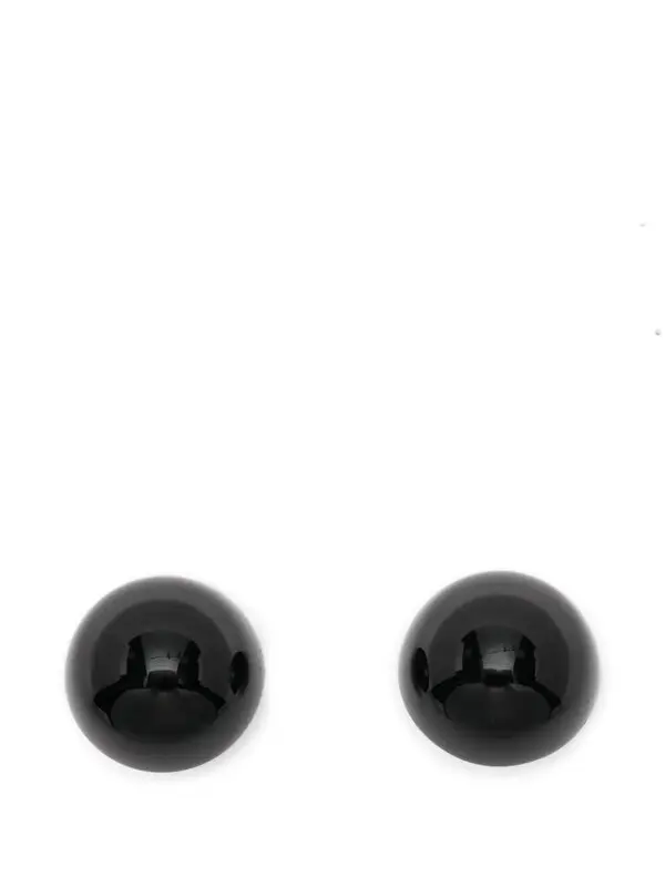 Emporio Armani Stud Earrings - Black