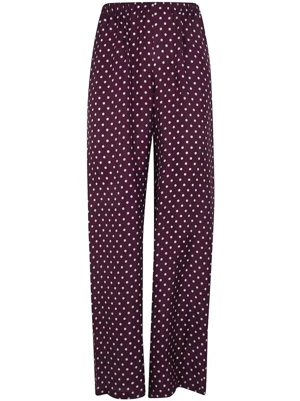 LAURA URBINATI Elastic Waist Trousers
