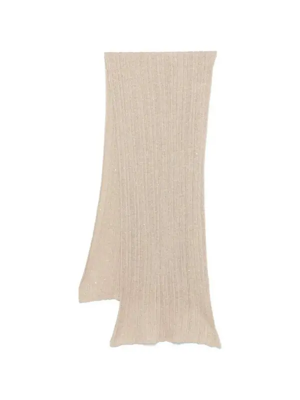 GENTRYPORTOFINO Knit Scarf - Beige