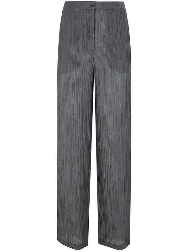 Emporio Armani Wide Leg Trousers - Green