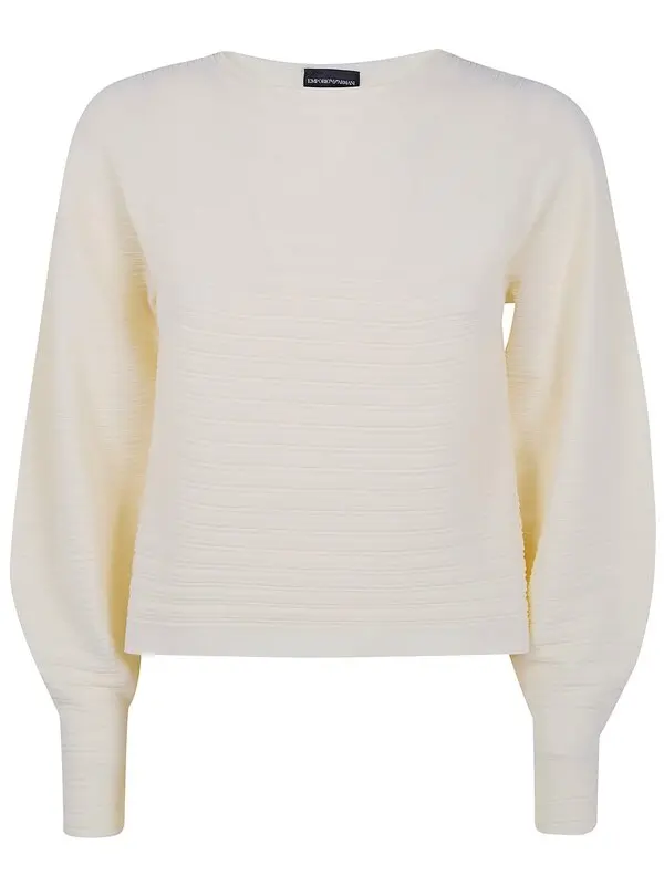 Emporio Armani Long Sleeve Sweater - Yellow