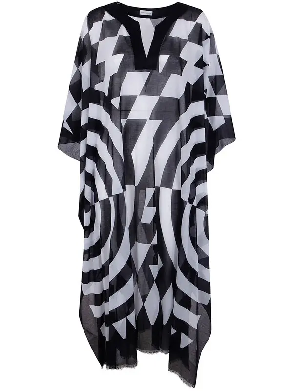 Dries Van Noten Cartland Long Kaftano Shirt