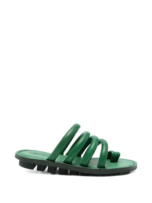 TRIPPEN Threads Flat Sandals - Green