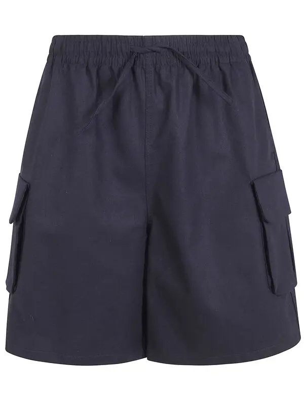 ARTE ANTWERP Linen Cargo Short - Black