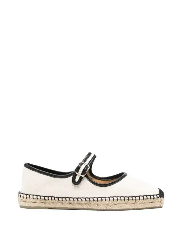 CastaÑer Padua Ballerina Flats - White
